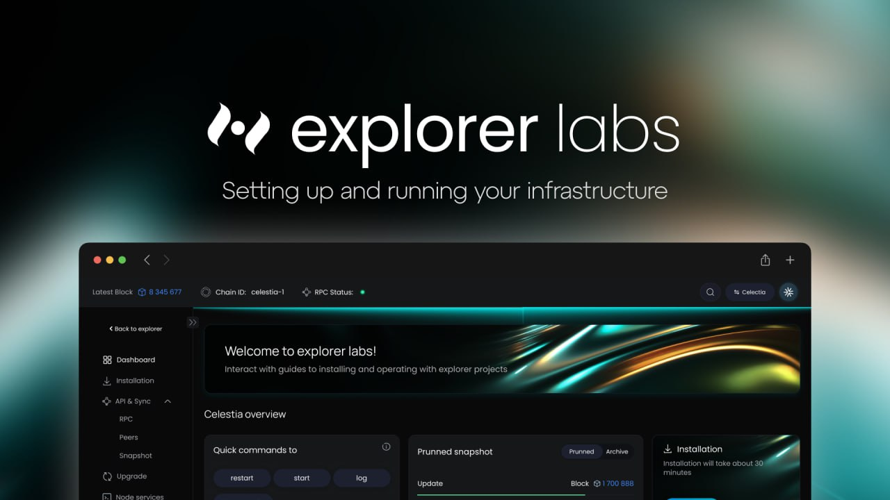 Celestia Labs - Nodes and Validators guide